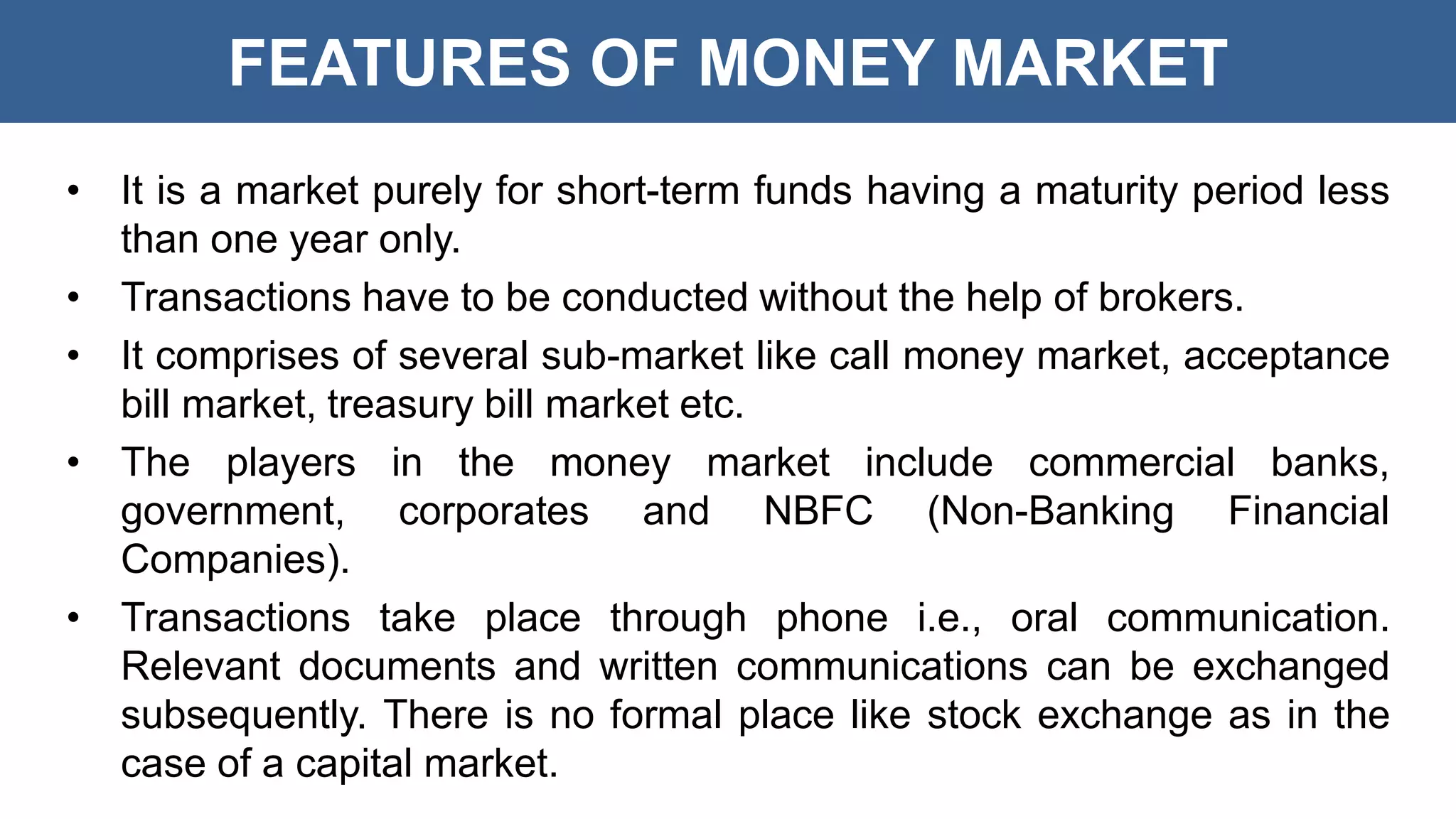 Money Market | PPT