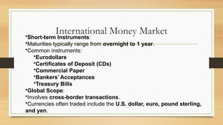 international money market( short term).pptx
