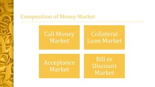 Money market & Capital market | PPTX