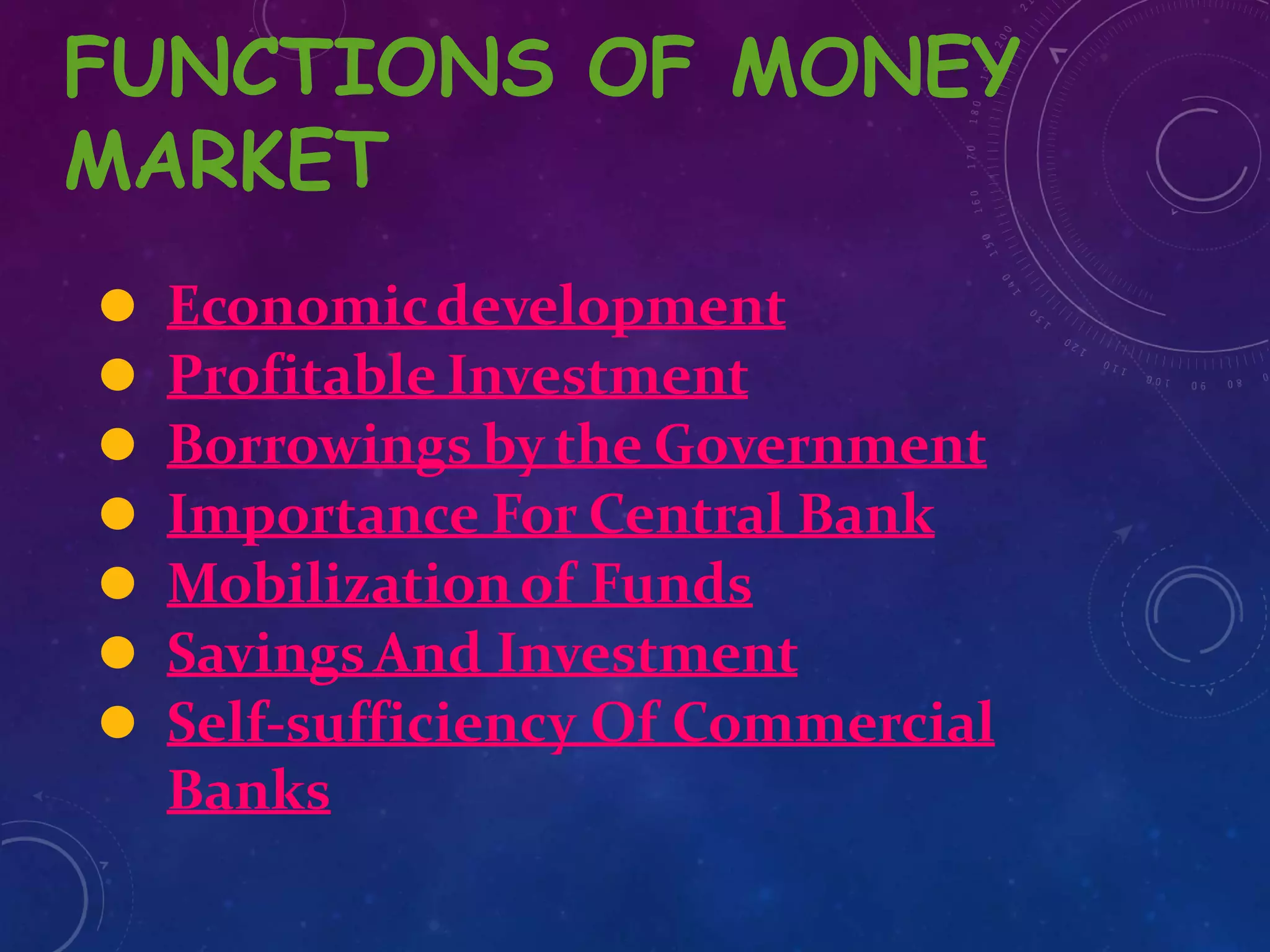 Money market instrument ppt | PPTX