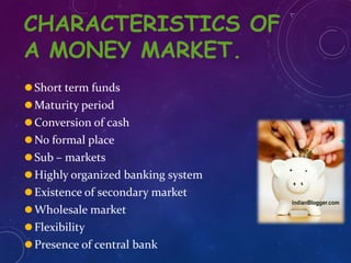 Money market instrument ppt | PPTX