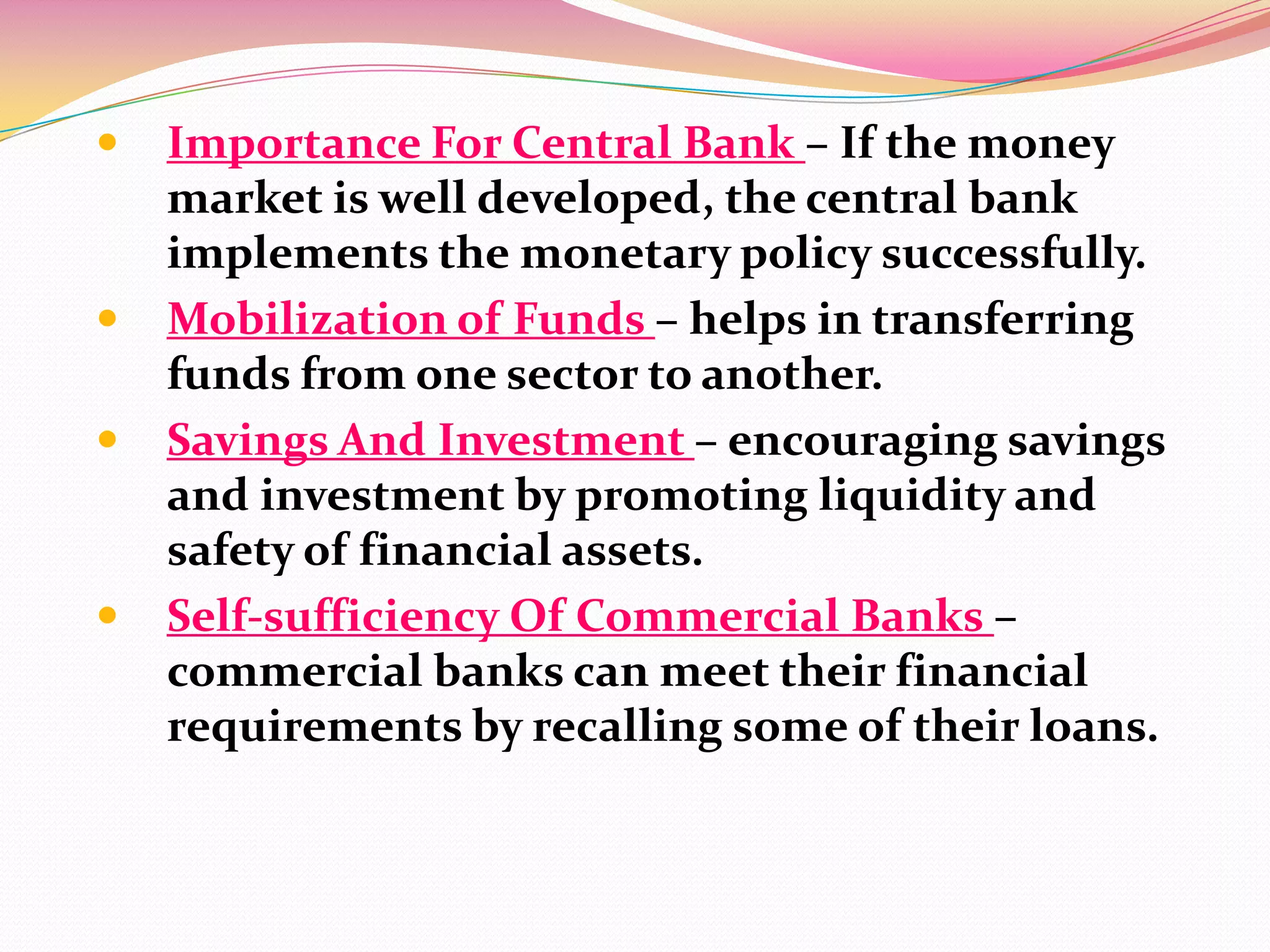 Money market instruments | PPTX