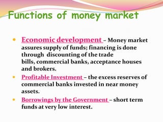 Money market instruments | PPTX