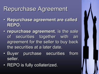 Money market instruments | PPTX