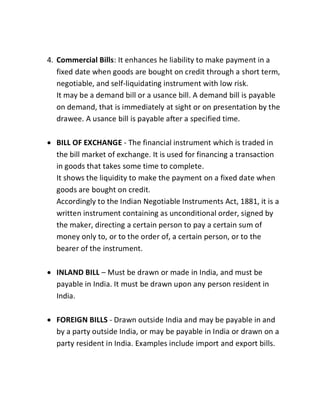 Money market instruments | PDF