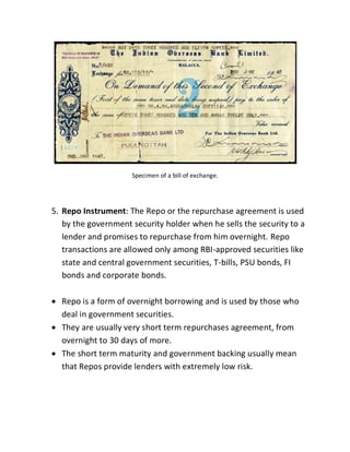 Money market instruments | PDF