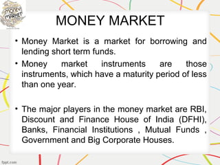 Money market instruments | PPT