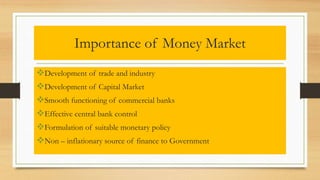 Money market ppt | PPT