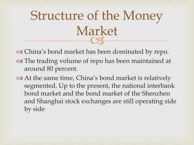 Money markets in china | PPT