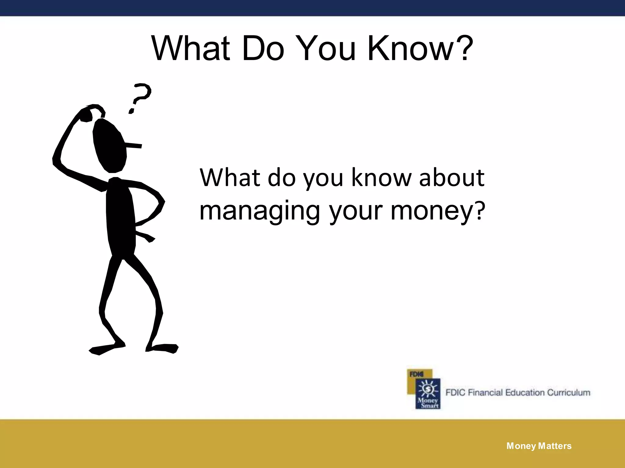 Money Matters Budgeting | PPT