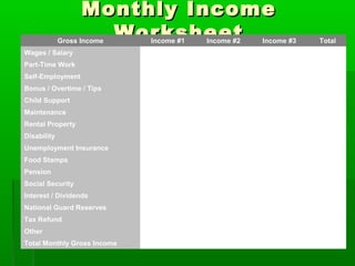 Money Matters Class 1: Introduction | PPT