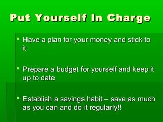 Money Matters Class 1: Introduction | PPT