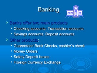 Money Matters Class 3: Banking | PPT