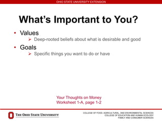 Money management lesson 1 all you want know | PPT