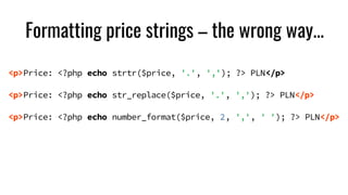 How to count money using PHP and not lose money | PPT