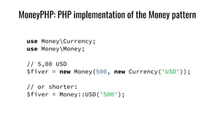 How to count money using PHP and not lose money | PDF