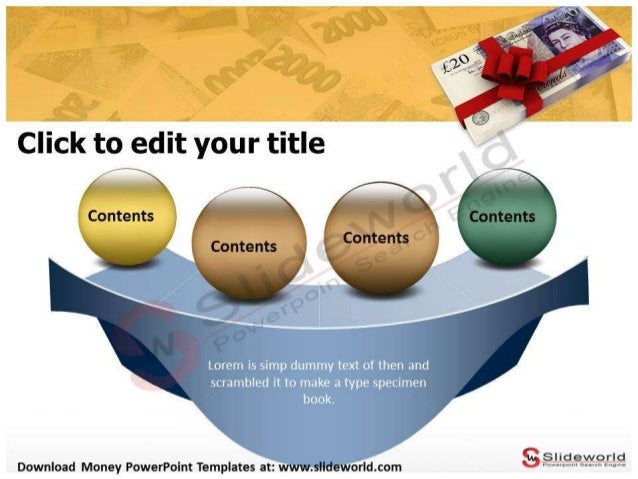 Money PowerPoint Templates - Slide World
