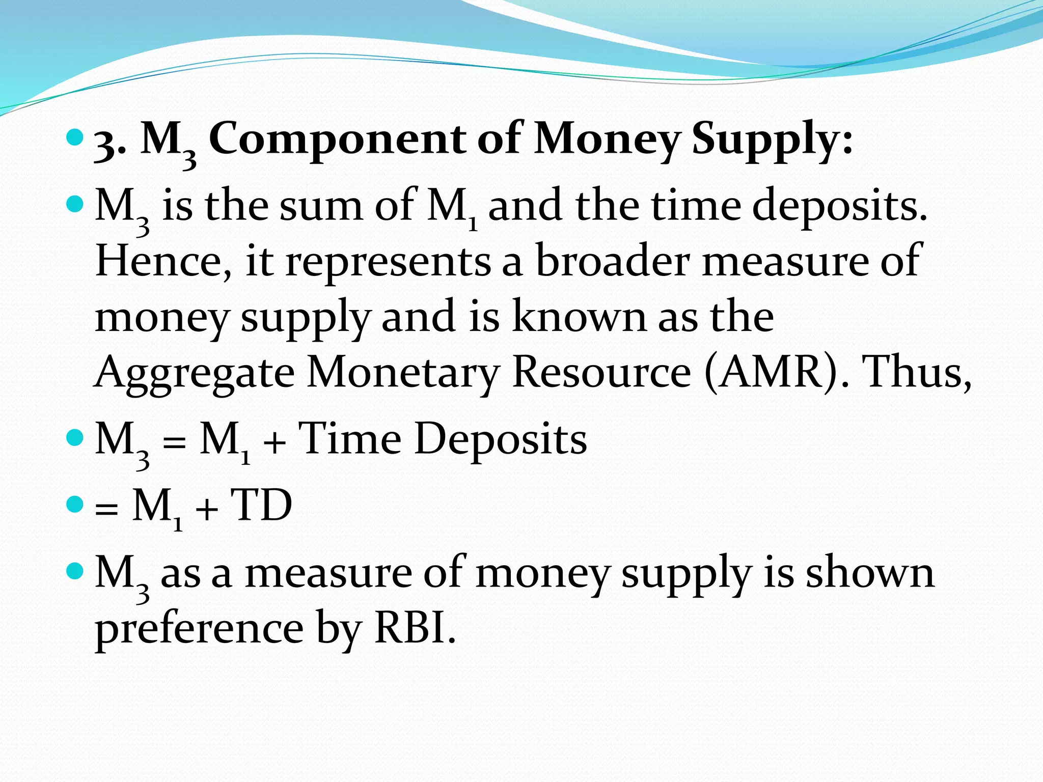 Money supply | PPTX
