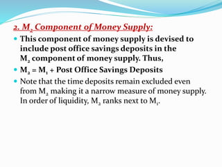 Money supply | PPTX