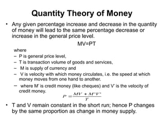 Money Supply & Inflation topic to unn.ppt