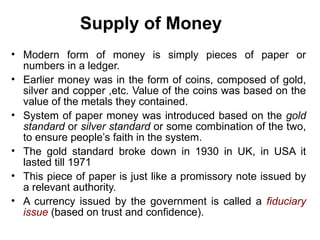 Money Supply & Inflation topic to unn.ppt
