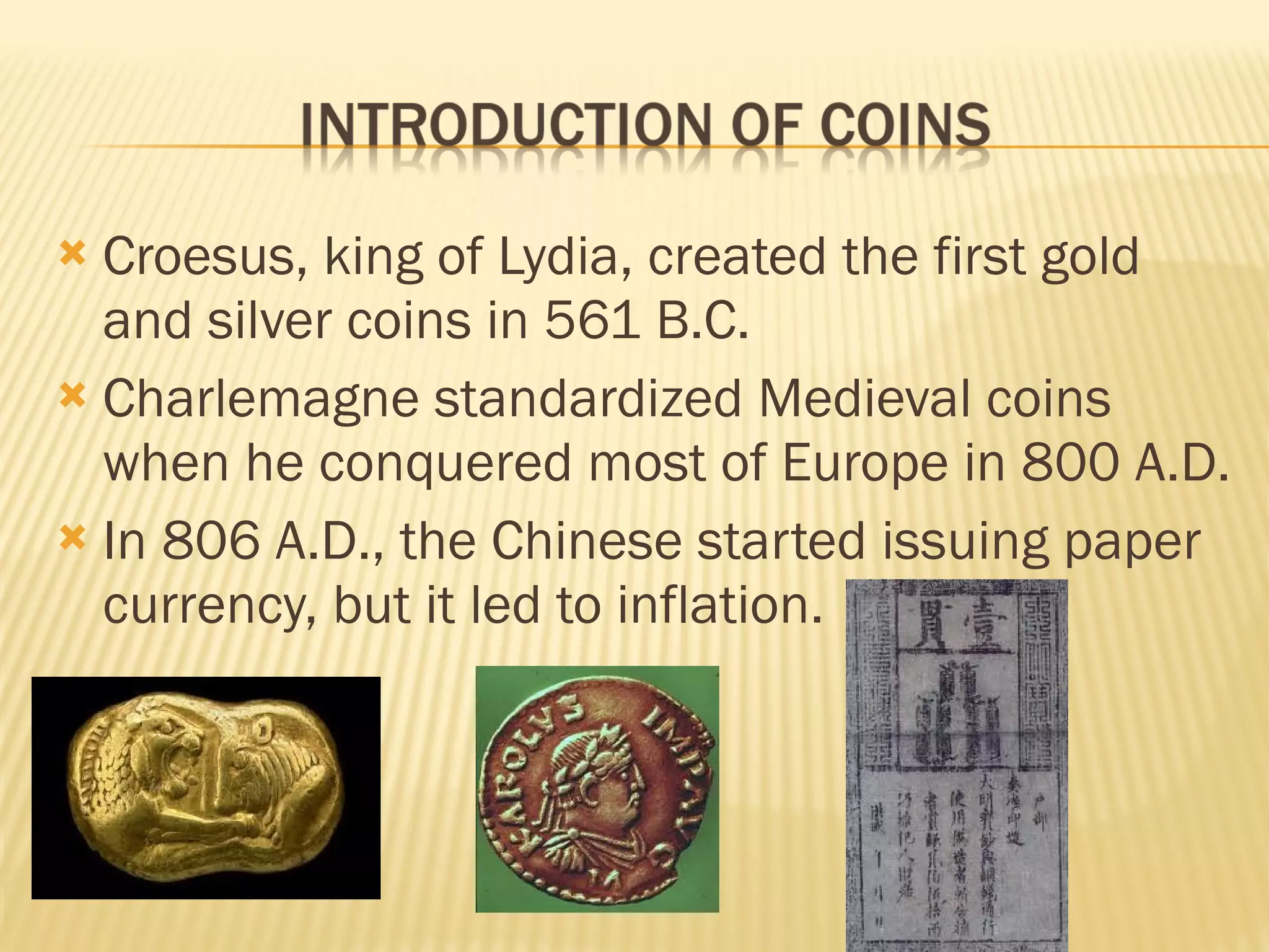 The History of Money | PPT
