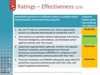 Moneyval Mutual Evaluation Report - Latvia 2018 | PDF