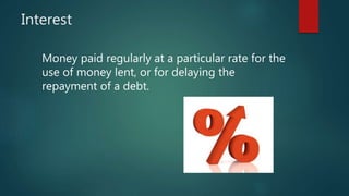 Money vocabulary | PPTX