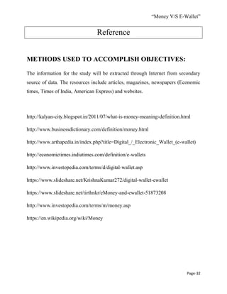 Money vs e wallet | PDF | Internet | Computing