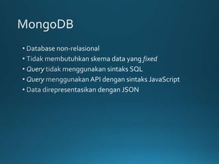Perkenalan MongoDB | PPT
