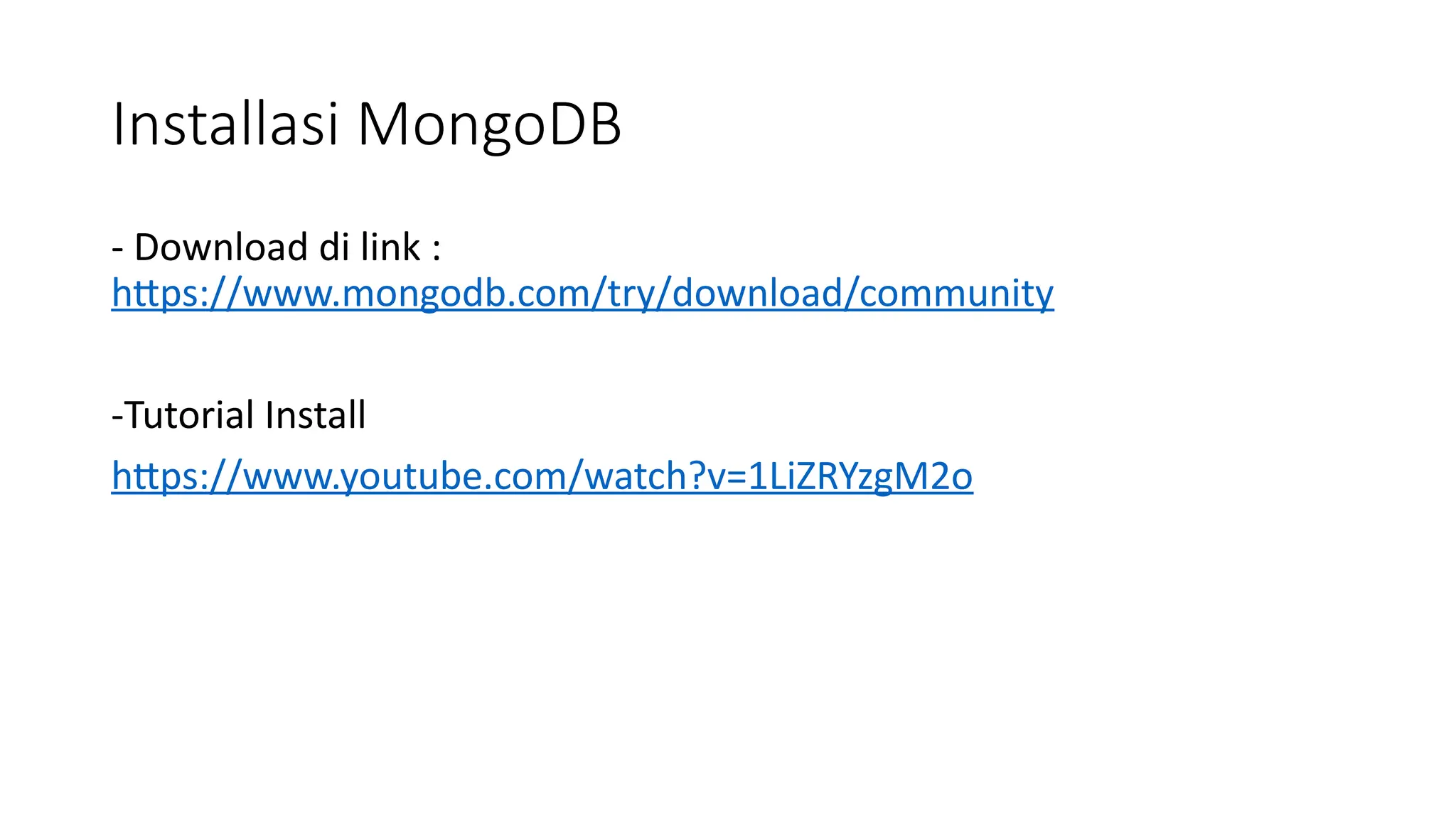 Modul Ajar Materi MongoDB Basic(Lengkap) | PPTX