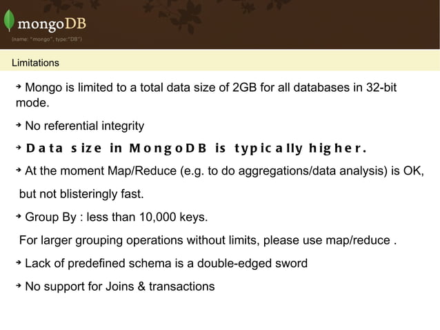 MongoDb - Details on the POC | PPT