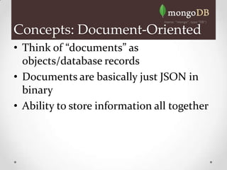 MongoDB | PPT