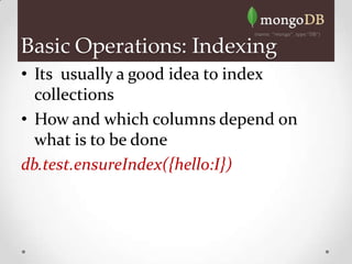 MongoDB | PPT