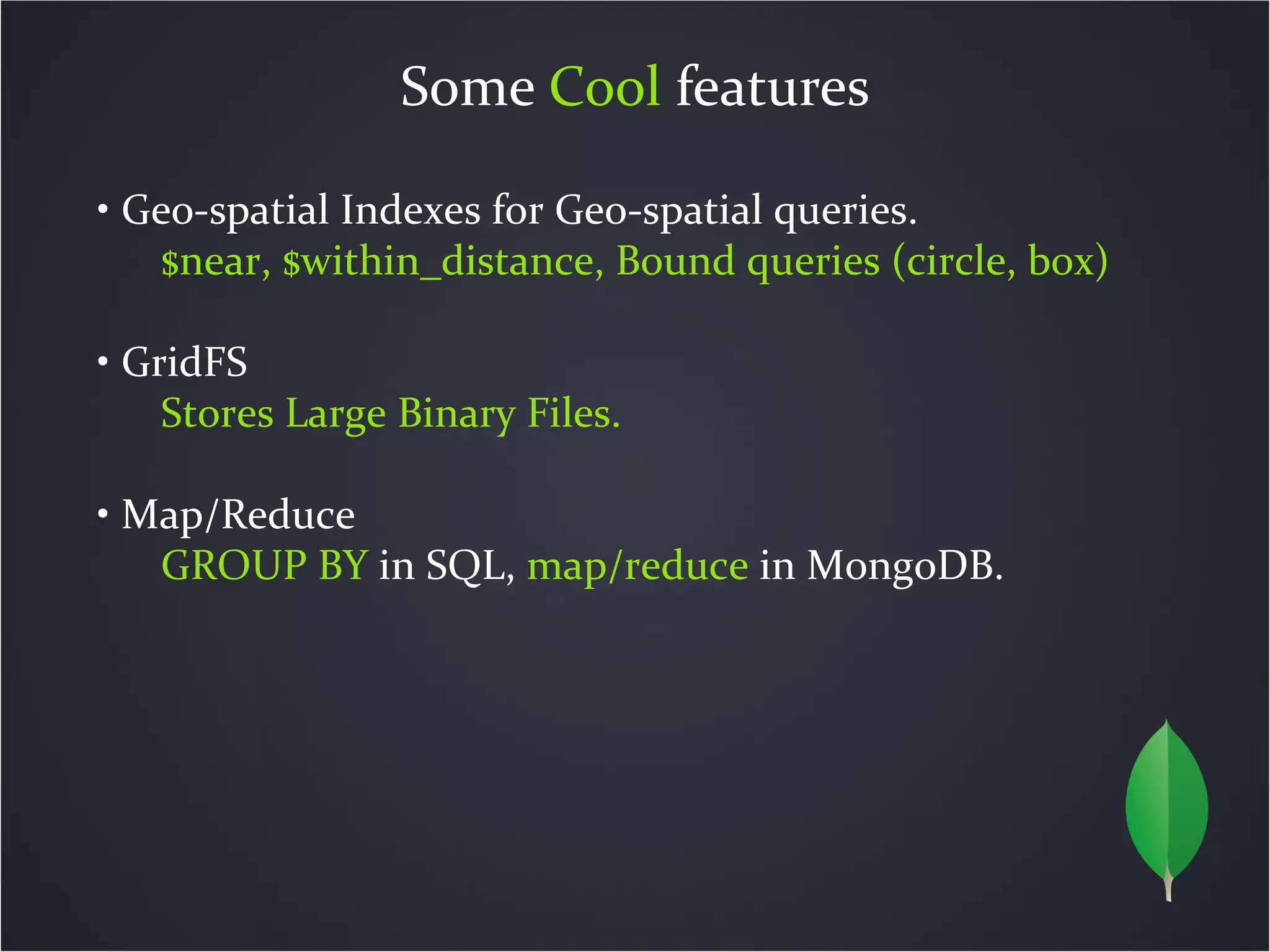 Introduction to MongoDB | PPT