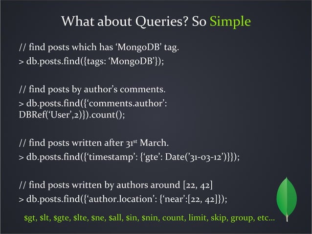 Introduction to MongoDB | PPT