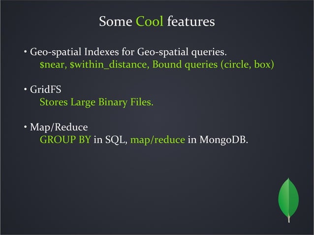 Introduction to MongoDB | PPT