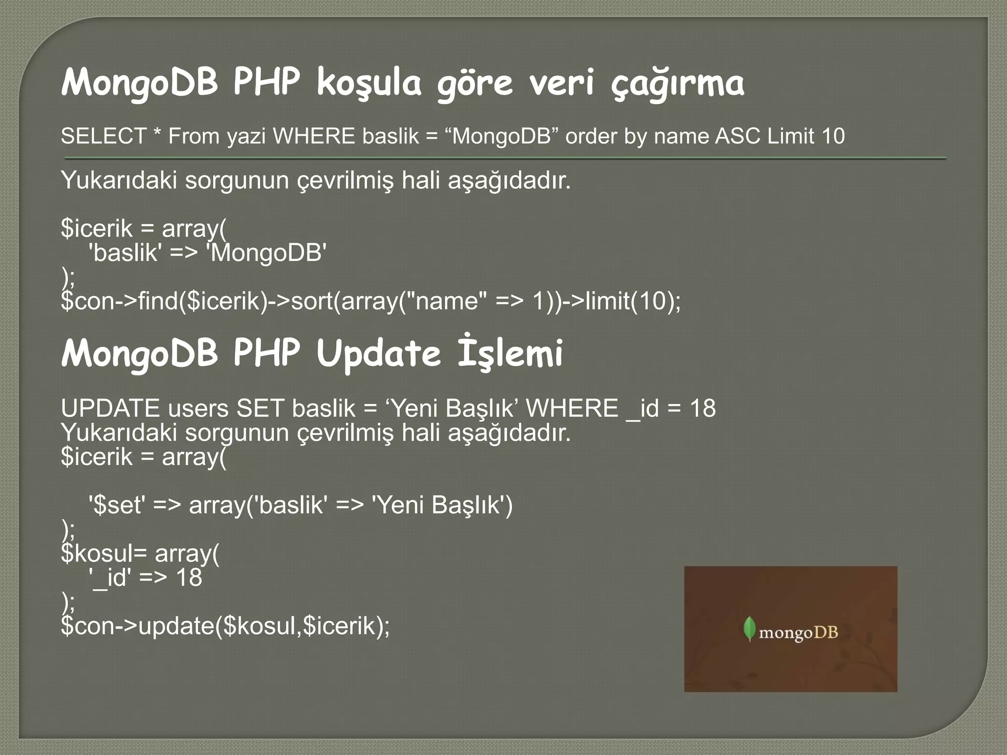 Mongodb-Adem | PPTX