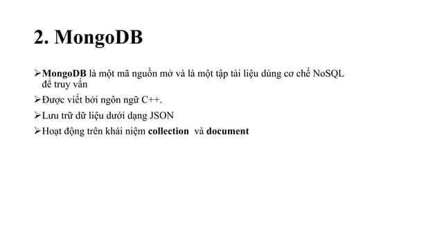 MongoDB Introduction | PPT