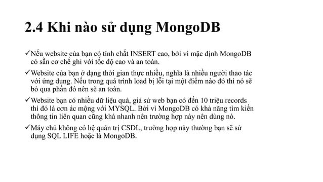 MongoDB Introduction | PPT