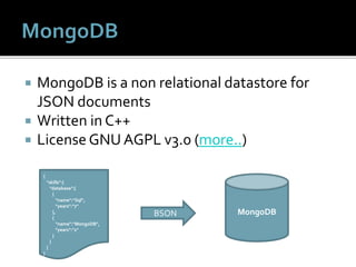 MongoDB for Developers | PPTX | Databases | Computer Software and ...