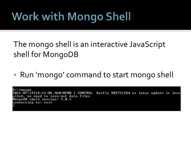 MongoDB for Developers
