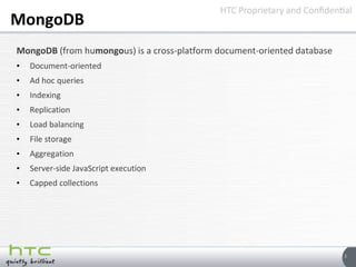 Mongo db | PPTX