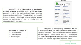 Mongo db | PPT
