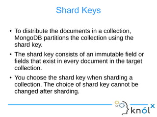 MongoDB: Advance concepts - Replication and Sharding | ODP | Databases | Computer Software and ...