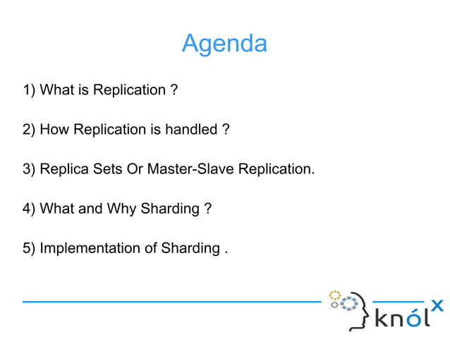 Mongodb Advance Concepts Replication And Sharding Odp Databases Computer Software And