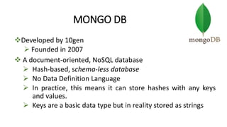Mongodb | PPTX