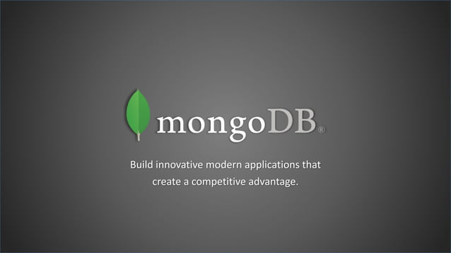 Introduction to MongoDB | PPTX