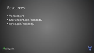 Introduction to MongoDB | PPTX