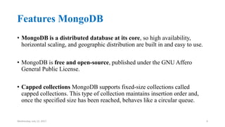 Introduction To MongoDB | PPTX